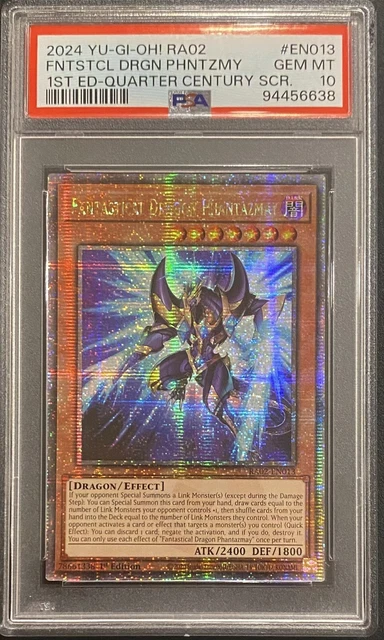 2024 PSA 10 Yugioh 25Ème Quart De Siècle Starlight Dragon Fantastique 💫 EUR 102,52 - PicClick FR