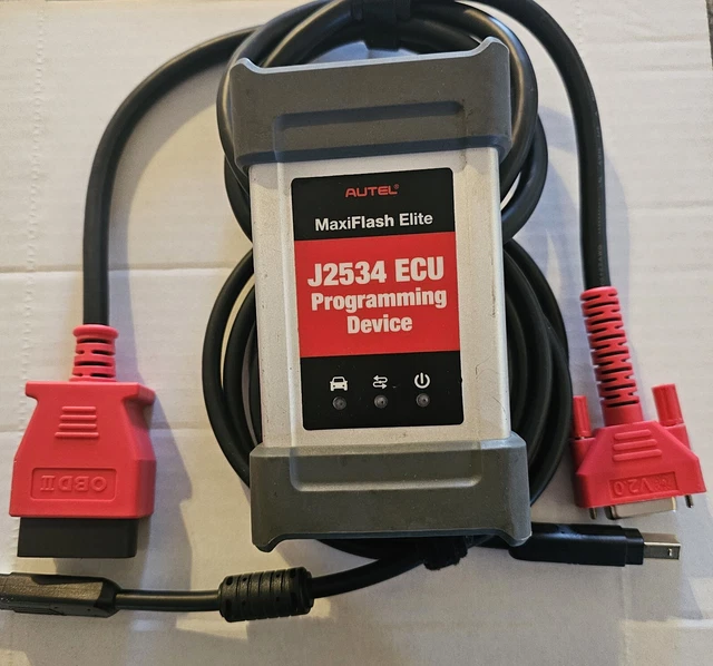 AUTEL MAXIFLASH ELITE VCI J2534 MaxiSys Elite MK908P PC Diagnostic tool ...