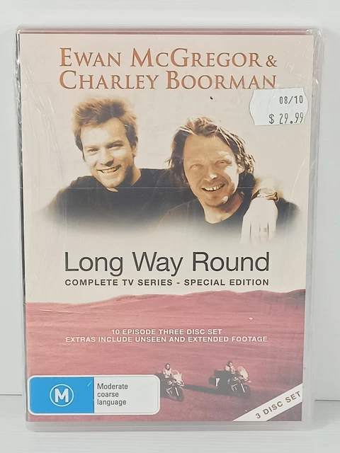 NEW & SEALED Long Way Round Complete TV Series Reg All DVD 3 Disc ...