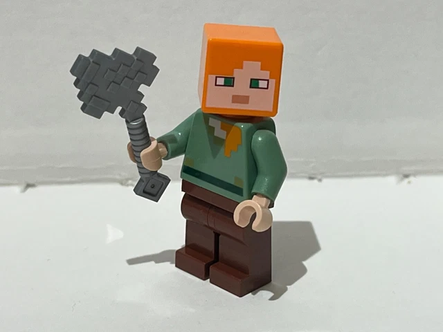 LEGO MINECRAFT ALEX + AXE FROM SET 21140 (min017) £4.99 - PicClick UK