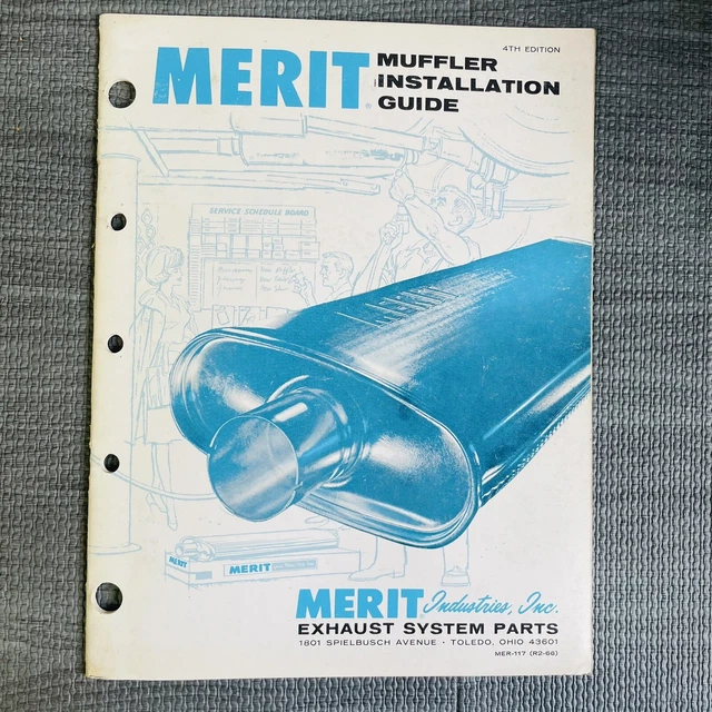 VINTAGE MERIT CAR Muffler Exhaust Installation Guide 4th Edition ...