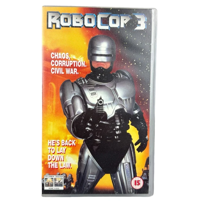 ROBO COP 3 Video VHS Sci Fi Film Movie Vintage VHS Cert 15 1993 £9.99 ...