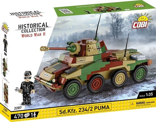 COBI 2287 - Historical Collection - World War II - Sd.kfz. 234/2 Puma ...