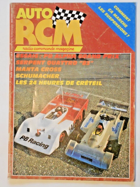 MAGAZINE DE MODÉLISME vintage - AUTO RCM N°19 avril 1983 EUR 5,00 ...
