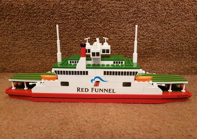 RED FUNNEL RED OSPREY/FALCON/EAGLE Cobi Brick Model Ship BRAND NEW 33 ...
