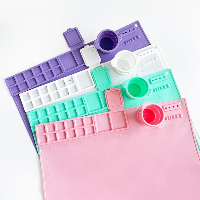 (GREEN) SILICONE DRAWING Board Children's Learning Board With Ink ...