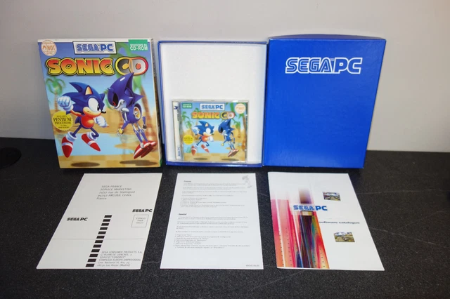 SONIC CD SEGA PC CD Rom Big Box Edition Game - Complete - Good ...