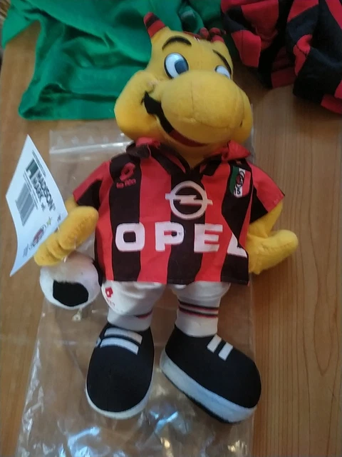 MILAN MASCOTTE DUDY anni'70-ORIGIN.+2 MAGLIETTE PULCINI ALLENAMENTO ...
