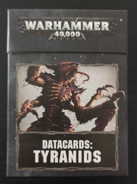 GAMES WORKSHOP WARHAMMER 40k 8th Edition Data cards Tyranids £4.00 - PicClick UK