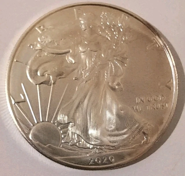 2020 1 OZ Silver Dollar Bullion Coin £52.70 - PicClick UK
