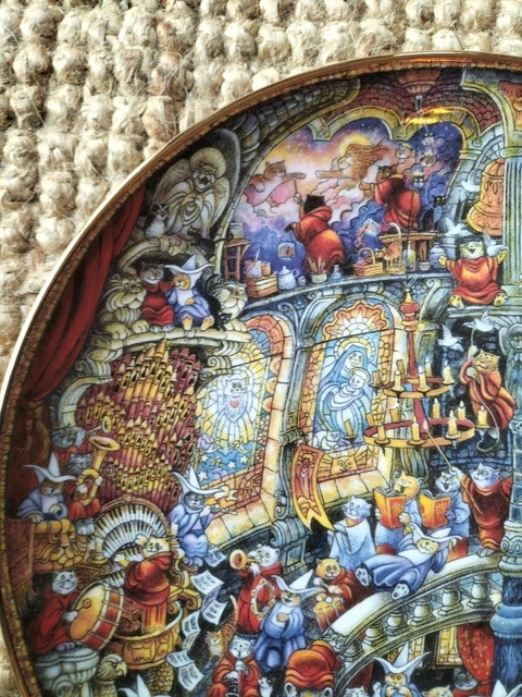 ASSIETTE DECORATIVE NUMÉROTÉE "Holy Cats" de Bill Bell - Royal Doulton ...