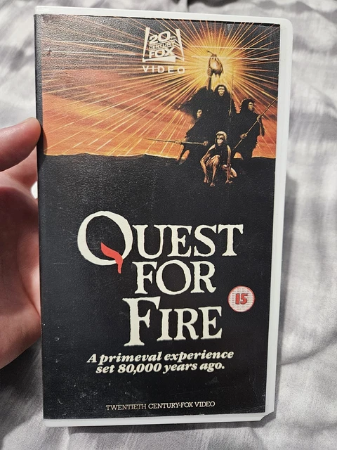 QUEST FOR FIRE VHS FILM - PRE CERT - 20TH CENTURY FOX VIDEO - Ex-rental ...