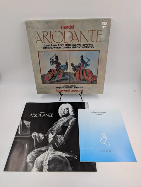 COFFRET VINYLE 33 tours Handel Ariodante Raymond Leppard en boite ...