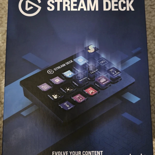 ELGATO STREAM DECK MK.1 15 key Studio Controller - Black £82.99 ...