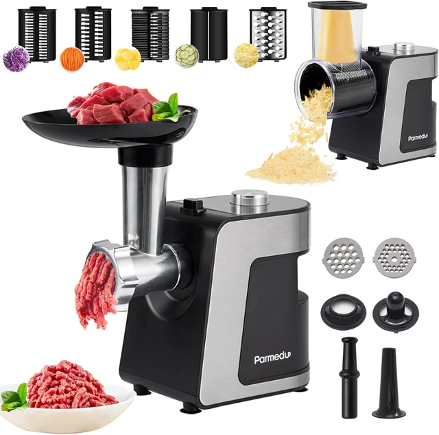 ELECTRIC CHEESE GRATER & Meat Grinder: 2 in 1 Vegetable Cutter... £106. ...