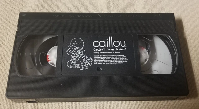 CAILLOU - CAILLOU'S FURRY FRIENDS Vhs Video Tape 2001 CINAR PBS KIDS NO ...