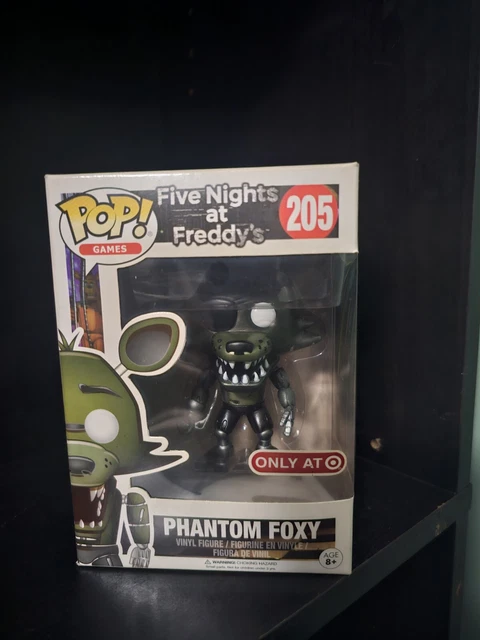 HTF FUNKO POP Five Nights at Freddy's Target Exclusive PHANTOM FOXY ...
