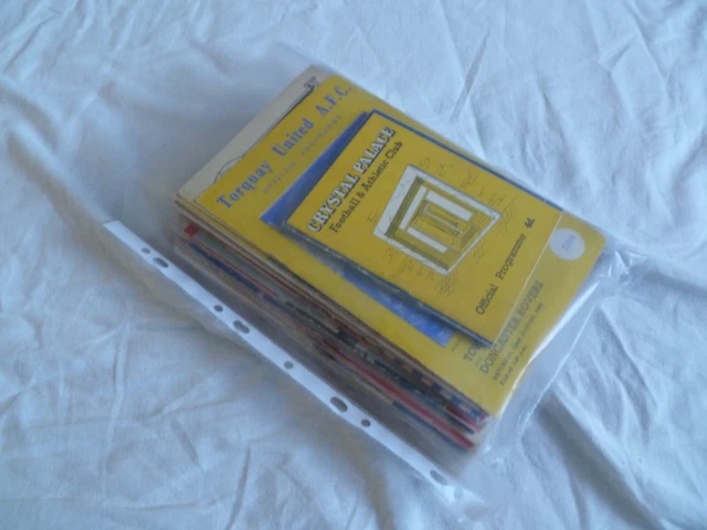 MY PRIVATE COLLECTION of 1950 's football programmes 100 in total 5 of ...