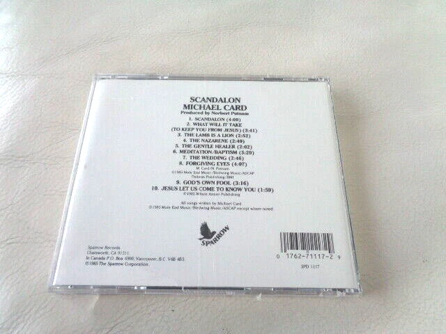 MICHAEL CARD NEW CD Scandalon (1985 Sparrow) CCM/ Christian Jesus Let ...