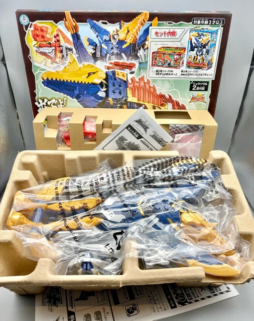 POWER RANGERS DINO Fury DX Megazord Spino Thunder Mosa Razor ...