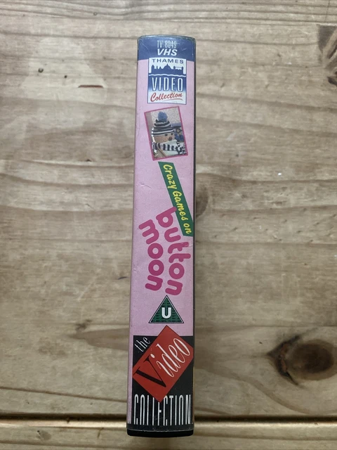 CRAZY GAMES ON Button Moon - VHS Video Tape Vintage For Children 1989 ...