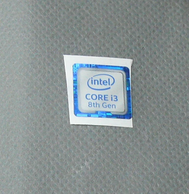 INTEL STICKER CORE i3 8th Gen Aufkleber 8. Generation EUR 1,00 ...