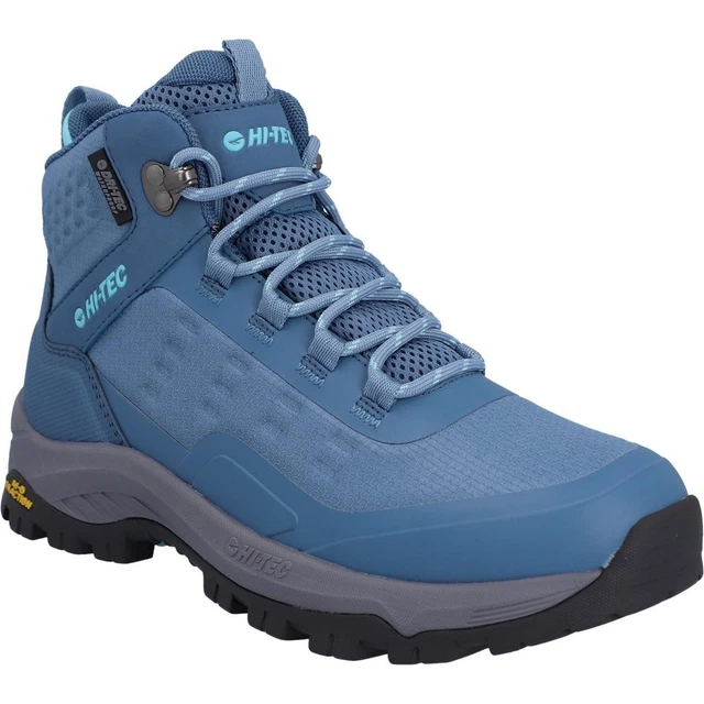 HI TEC STORM Expedition Sport Boot Mid Blue Padded collar and tongue ...