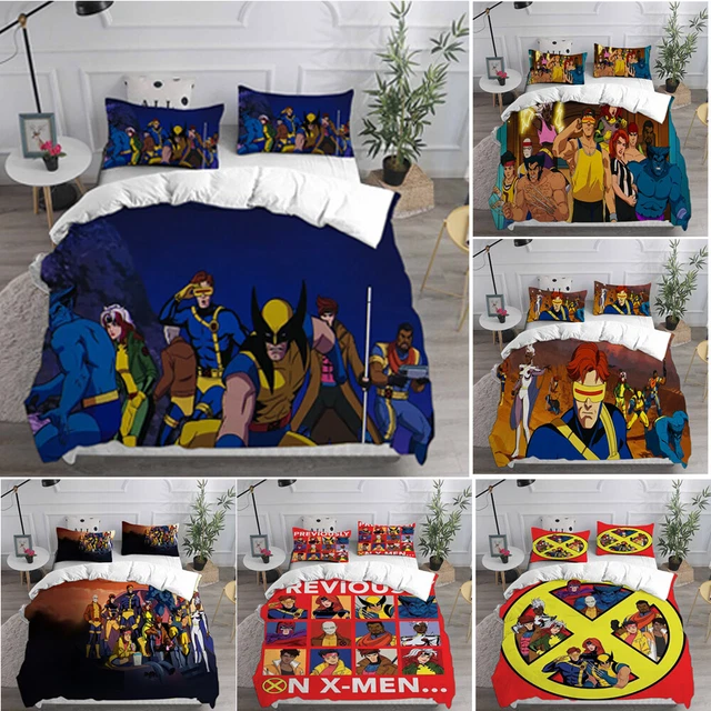 X-MEN '97 MAGNETO Wolverine Superhero 3D Duvet Cover Bedding Pillowcase ...