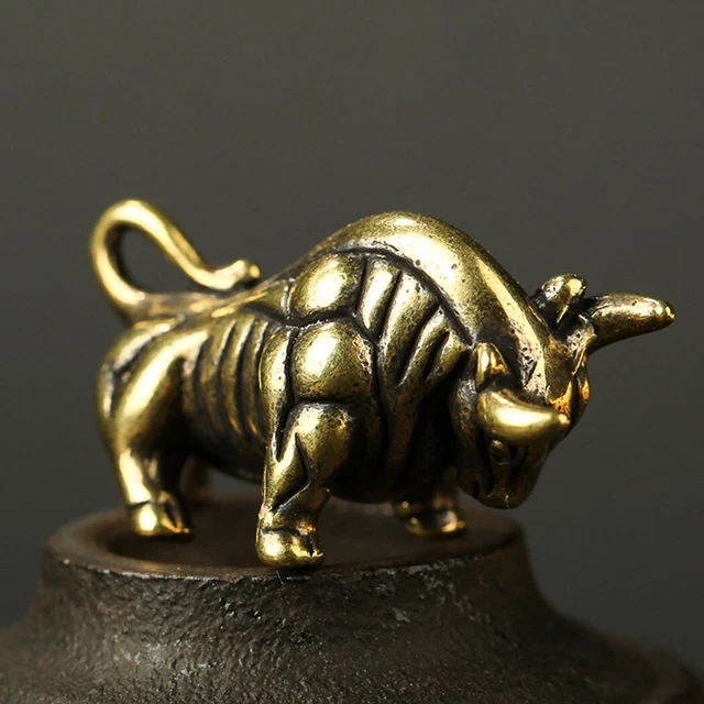 FIGURINE MINIATURE VACHE vache en laiton petit animal ornement pour décoration EUR 6,80 ...