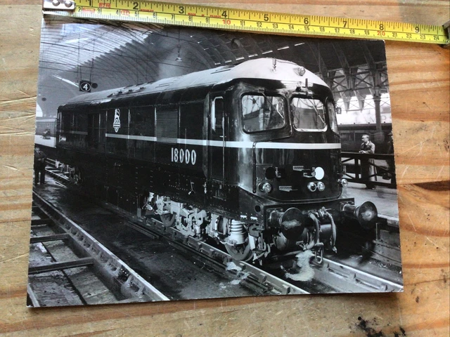 ORIGINAL BRITISH RAIL Black And White Photograph Train 1950 £3.99 ...