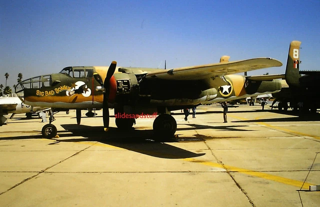 AIRCRAFT 35MM SLIDE, TB-25N Mitchell, 'Big Bad Bonnie', N9455Z, March ...