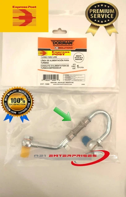 GENUINE TURBO COOLANT Hose Jeep Grand Cherokee WK CRD 3.0L 68544932AA ...