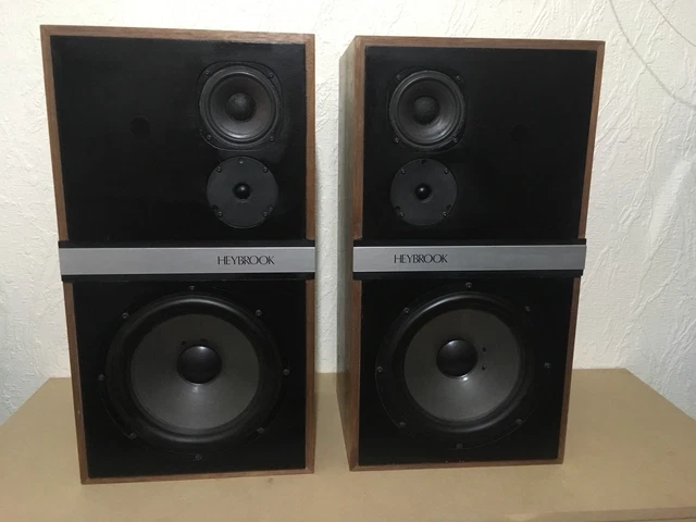 EXCELLENT ORIGINAL HEYBROOK HB3 Series 2 Speakers Including Stands £299 ...
