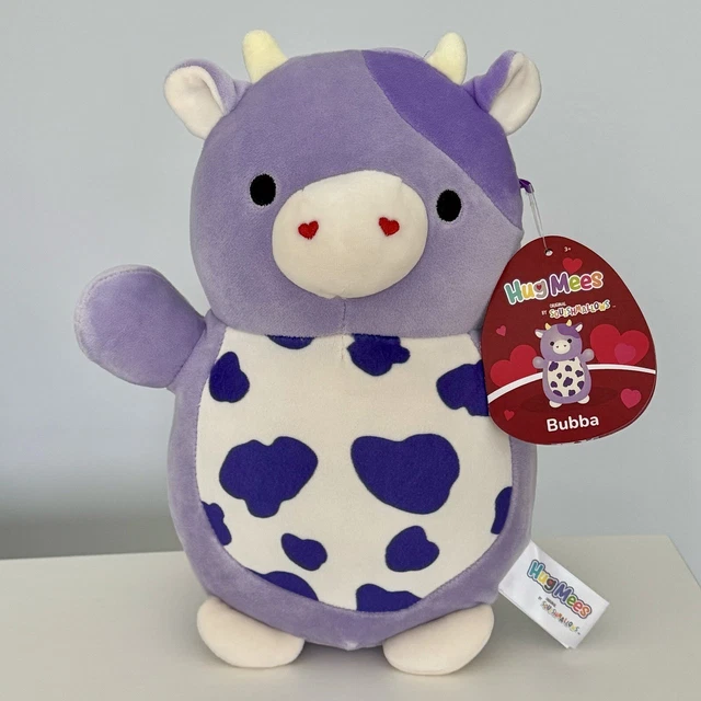 SQUISHMALLOWS BUBBA THE Purple Cow 10” HugMee Valentine’s Day Hug Mees ...