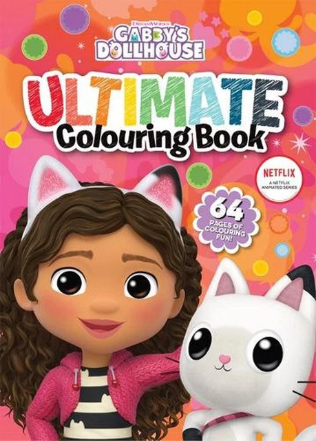 GABBY'S DOLLHOUSE: ULTIMATE Colouring Book (Dreamworks) by Patrice ...