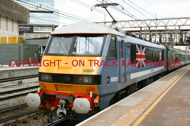 UK RAILWAY PHOTOGRAPH Of Class 90 Locomotive 90009. Rm90-56 £1.70 ...