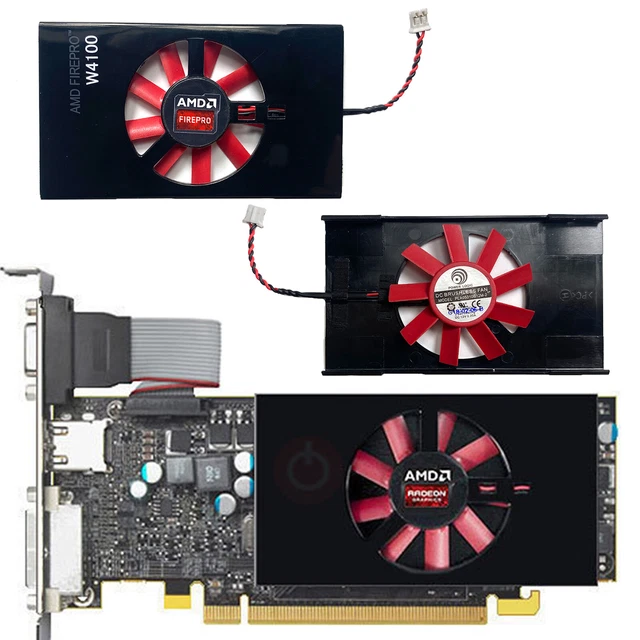 COOLING FAN GRAPHIC Card Cooling Fan for AMD Radeon R7 350X 240 R5 340X ...
