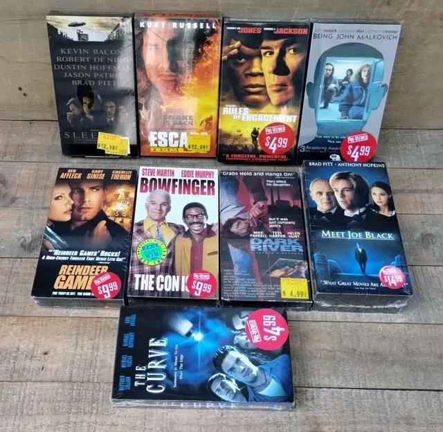 CLASSIC VHS LOT All Sealed From A Video Store Except For Sleepers £23. ...