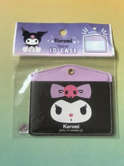 KUROMI SANRIO ID Card Holder Genuine Official Daiso Japan Free Postage ...
