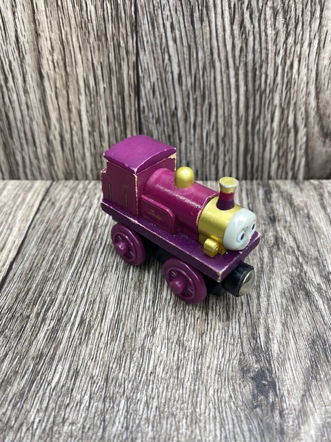 LADY TANK ENGINE Thomas the Train Wooden Railway Purple Gold Friends ...