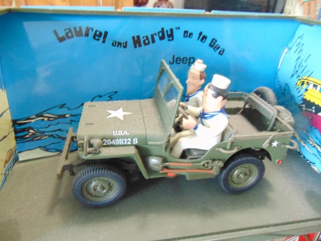 GATE JEEP WILLYS 1/18 eme LAUREL ET HARDY SANS LA SURBOITE EUR 60,00 ...