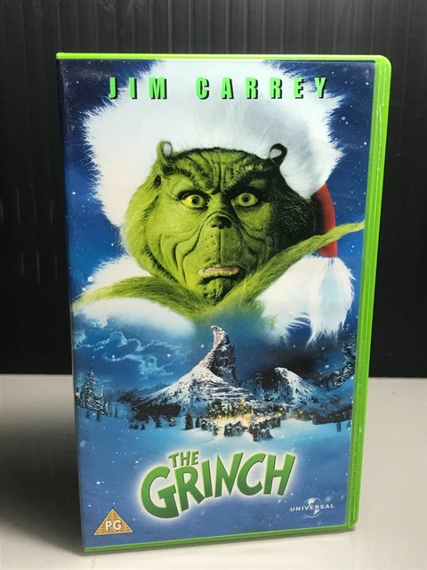 VINTAGE JIM CARREY The Grinch Movie (2001) Vhs Video Tape $14.42 ...
