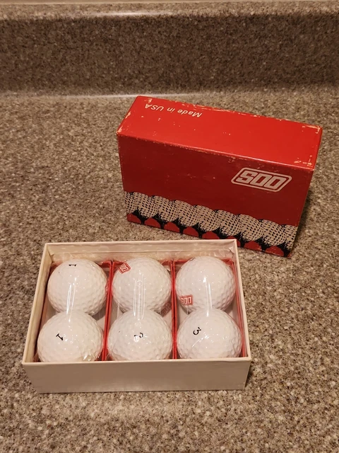 VINTAGE SOO LINE Railroad Golf Balls NOS Half Dozen "SOO" logo £39.96 ...