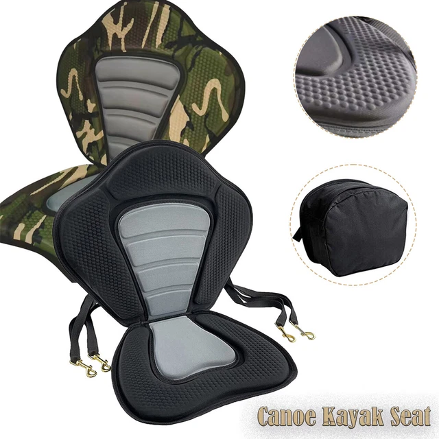 KAYAK SEAT CUSHION Boat Canoe Backrest High Back Detachable Bag ...