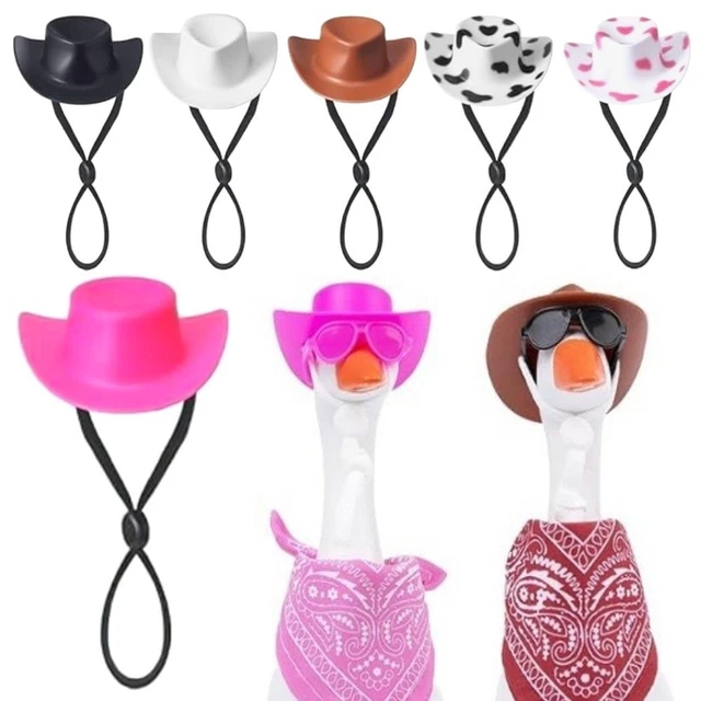 STATUE OUTFIT MINI Desk Goose Hat Resin Goose Statue Cap for 7 Inch ...