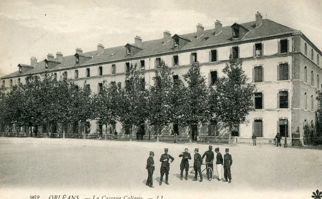 CARTE ORLEANS LA caserne Coligny Soldats EUR 5,00 - PicClick FR