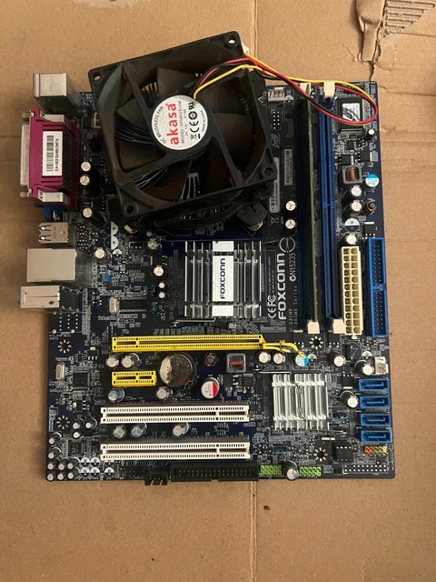 FOXCONN G31MX-K SOCKET LGA775 DDR2 Micro ATX Motherboard with ram ...