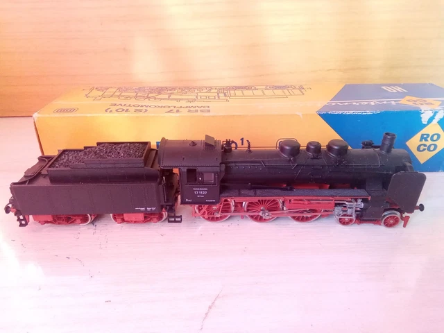 LOCOMOTIVE VAPEUR BR17(S10) ROCO réf 04115A +boite Ho train ...