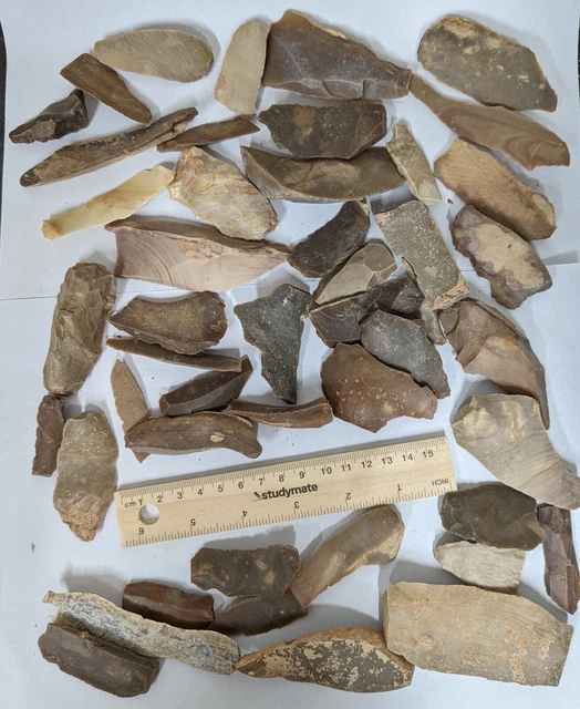 800 GRAMS NEOLITHIC & PALEOLITHIC Stone age Tools and Artifacts (#F1470 ...