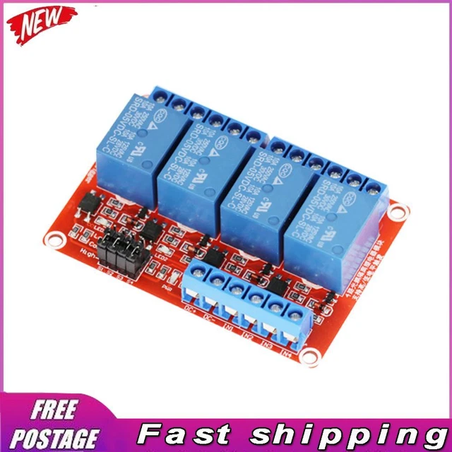 1/2/4/8 CHANNEL RELAY Module with Optocoupler 5V 12V 24V Relay Module Board EUR 6,06 - PicClick DE